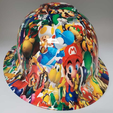 Mario in Color Valhalla Custom Gear| Construction Helmet Gear
