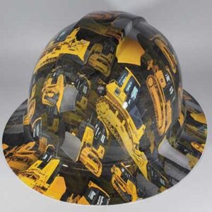 Sports Themed Hydro Dipped Graphic Hard Hat Designs